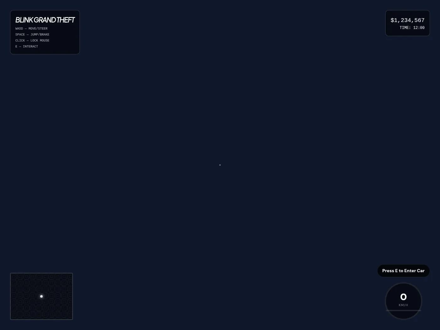 GTA 3D Browser Game