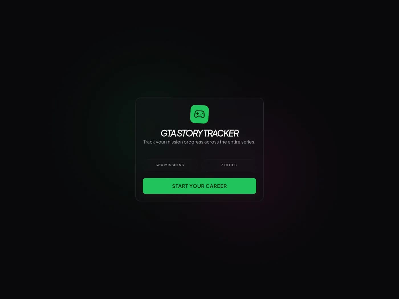 GTA Campaign Story Tracker