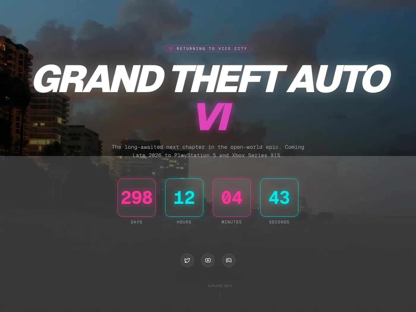 GTA 6 Countdown Live