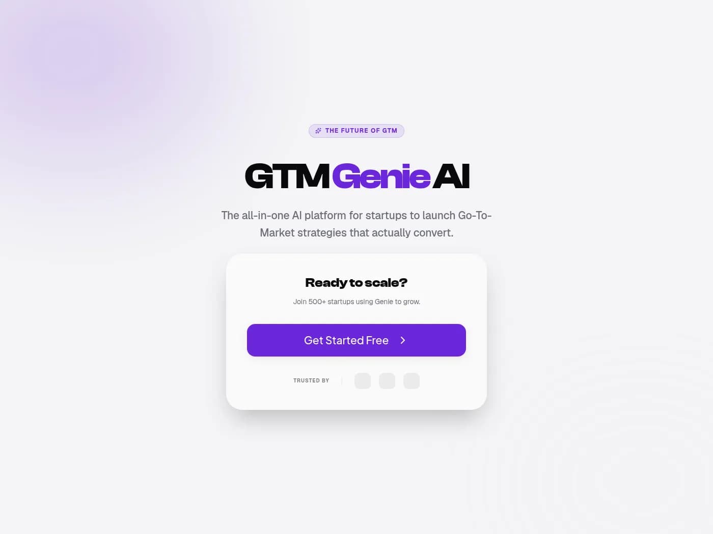 GTM Genie AI Platform