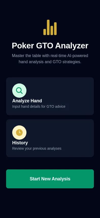 GTO Poker Analyzer