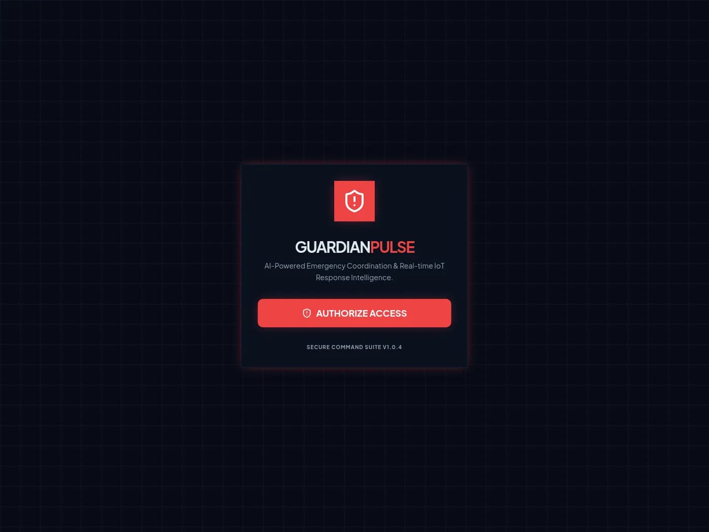 GuardianPulse AI Command Suite