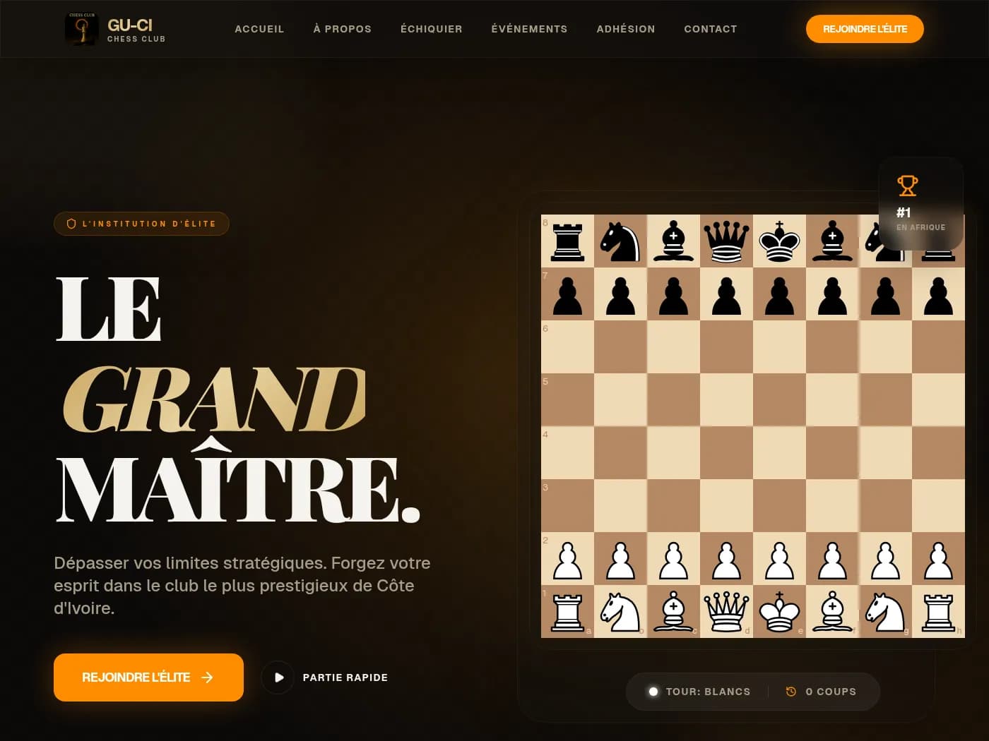 GUCI Chess Club Web
