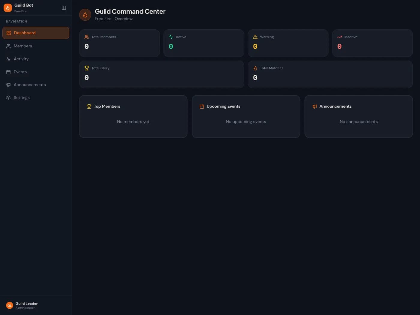 Free Fire Guild Bot