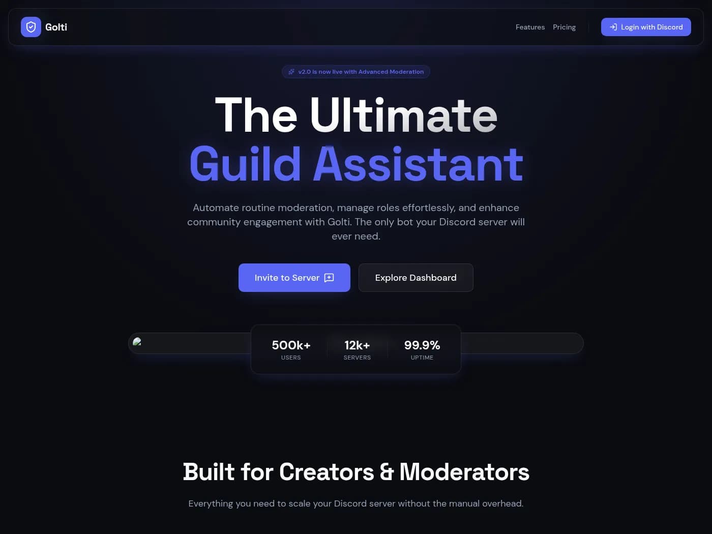 Guild Bot Golti