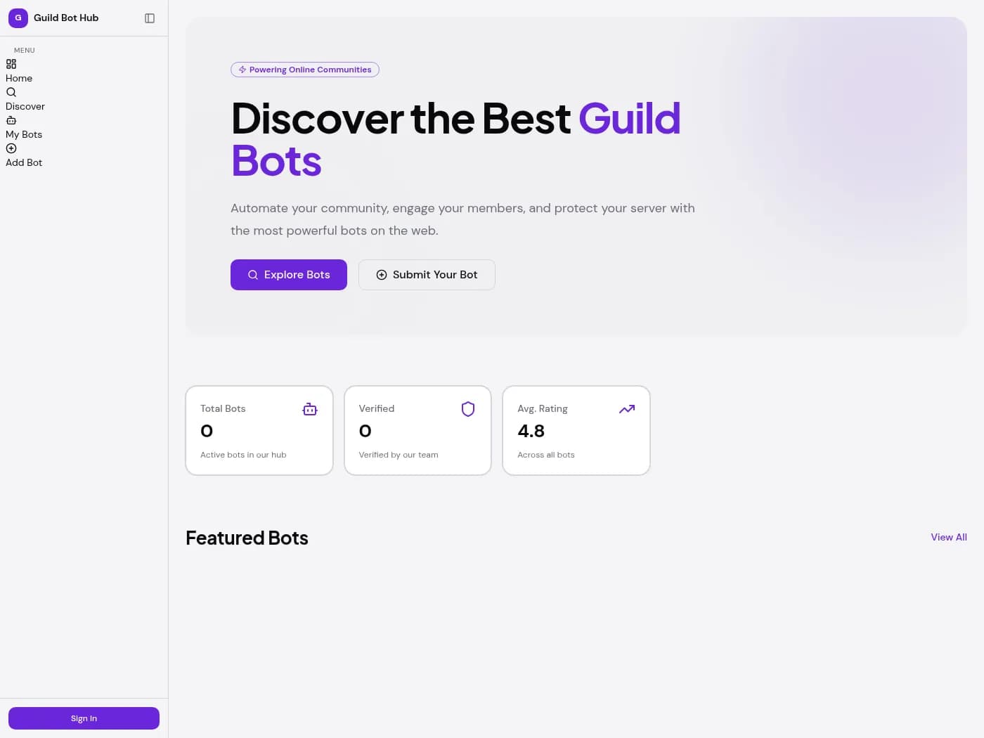 Guild Bot Hub