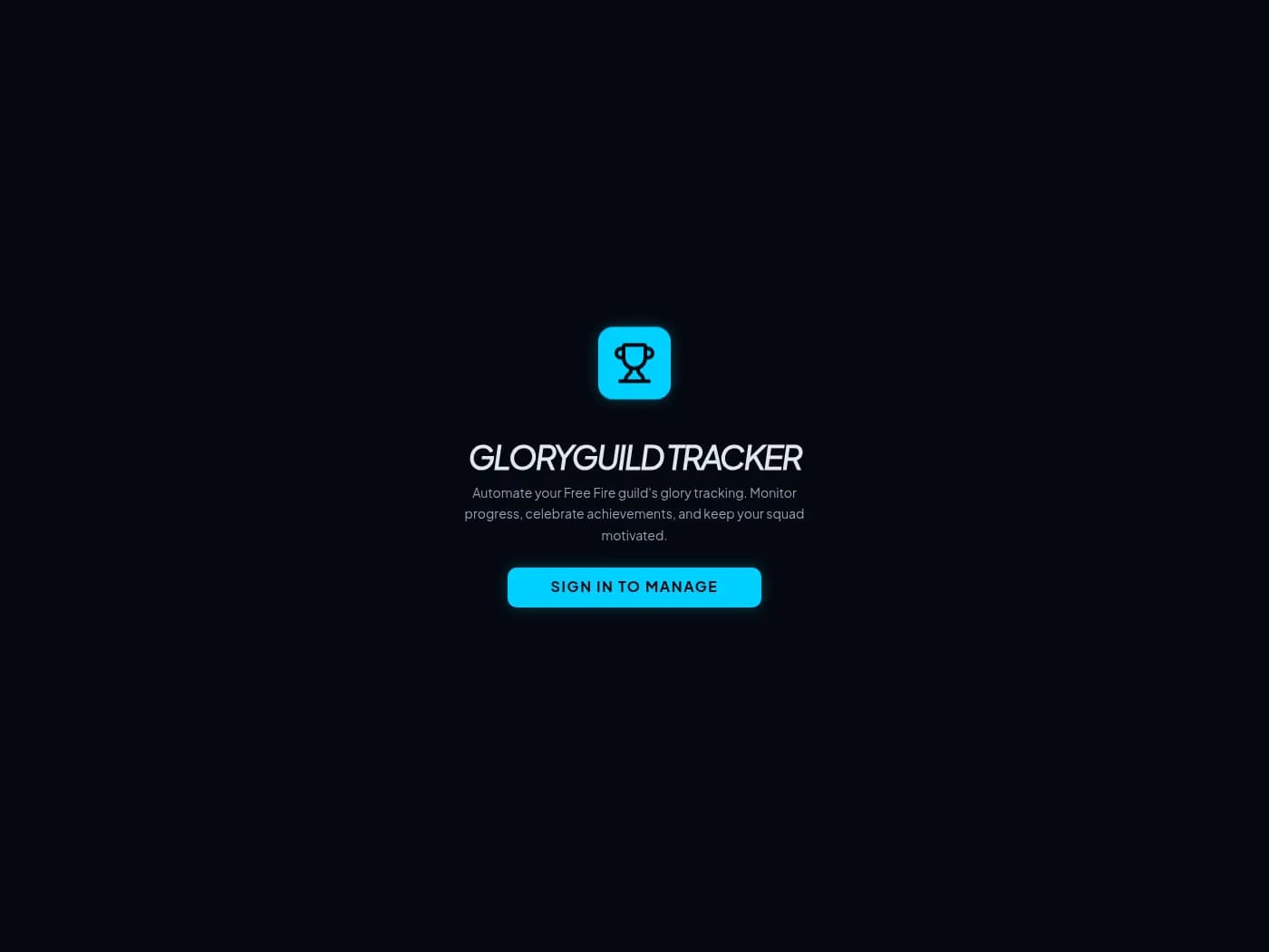 GloryGuild Tracker