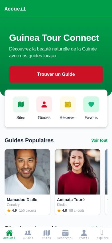 Guinea Tour Guide Connect