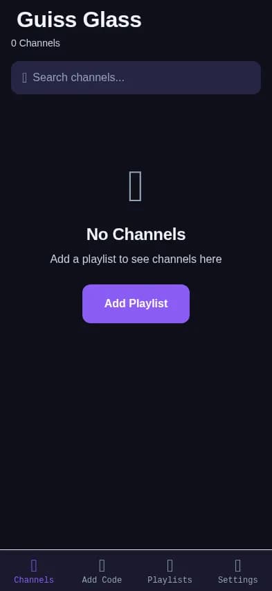 Guiss Glass IPTV Streamer