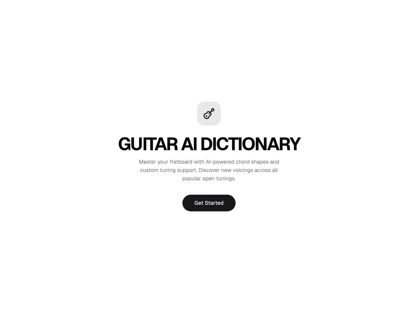 Guitar AI Chord Dictionary