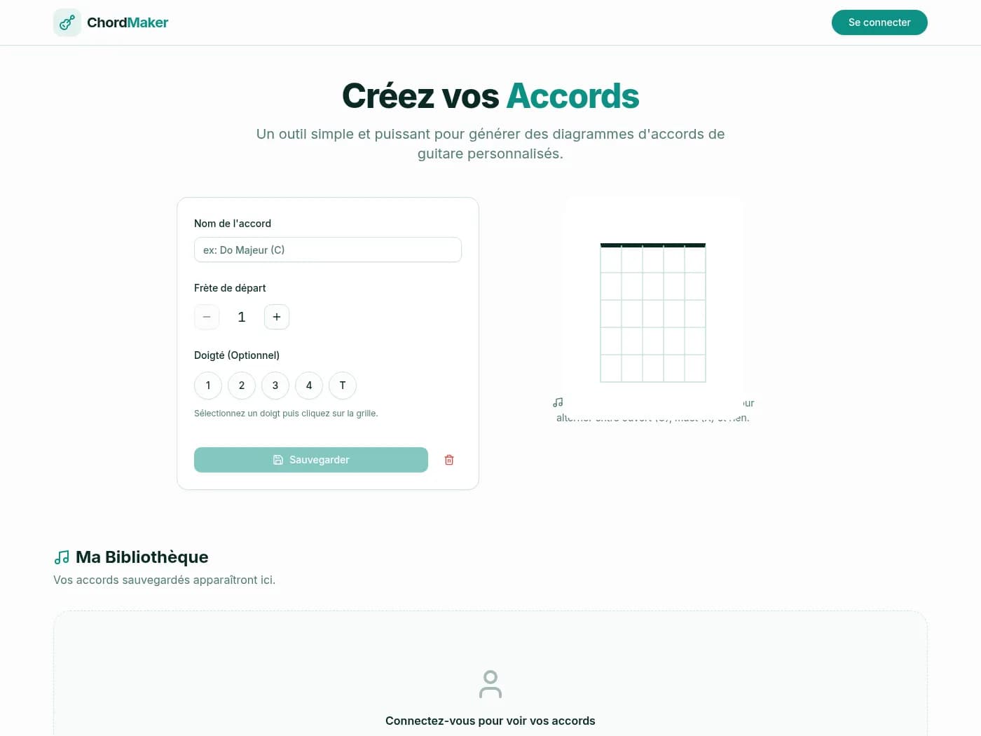 Guitar Chord Grid Maker
