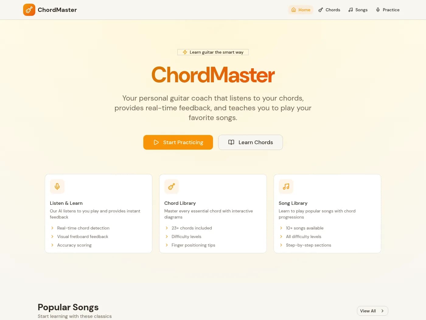 ChordMaster Guitar Coach