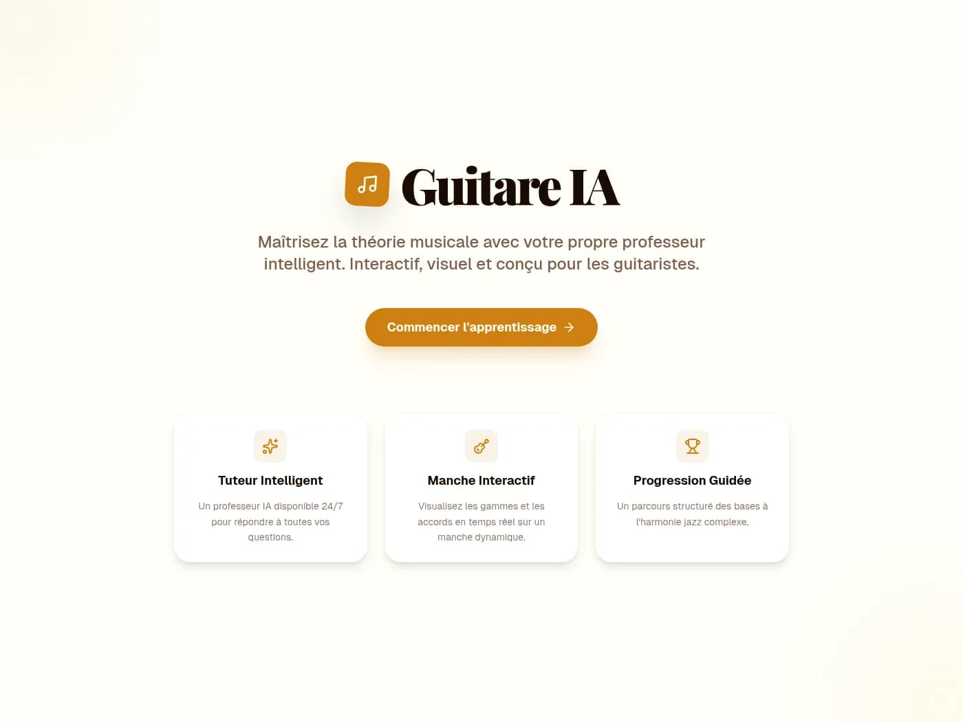 Guitar Theory AI Tutor