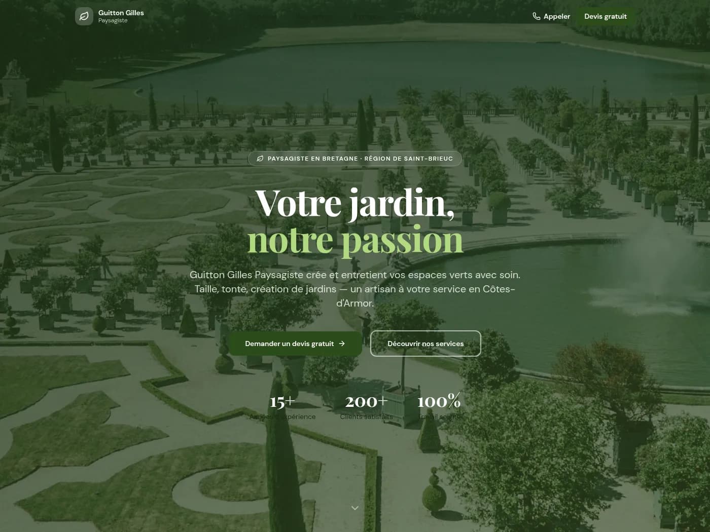 Guitton Paysagiste Site