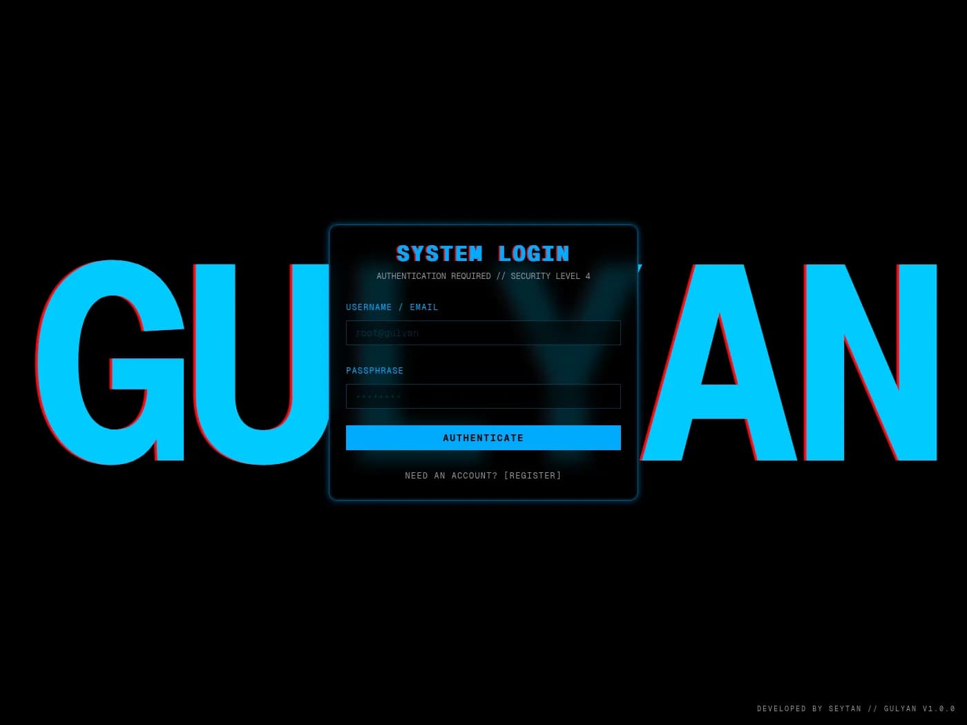 Gulyan Cyber Dashboard