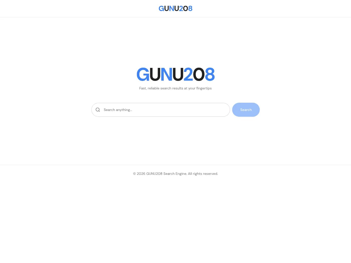 GUNU208 Search Engine