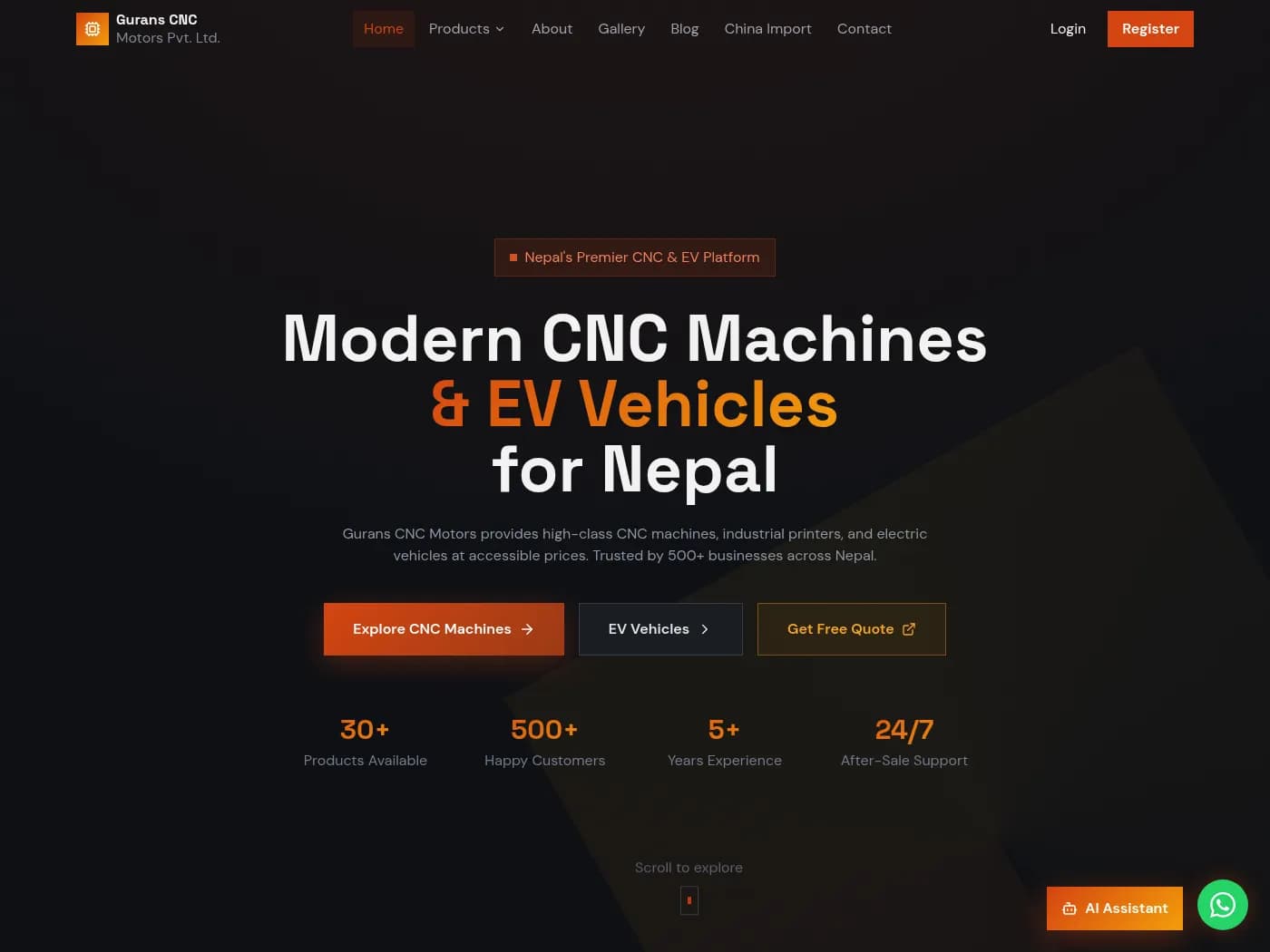 Gurans CNC SaaS Platform