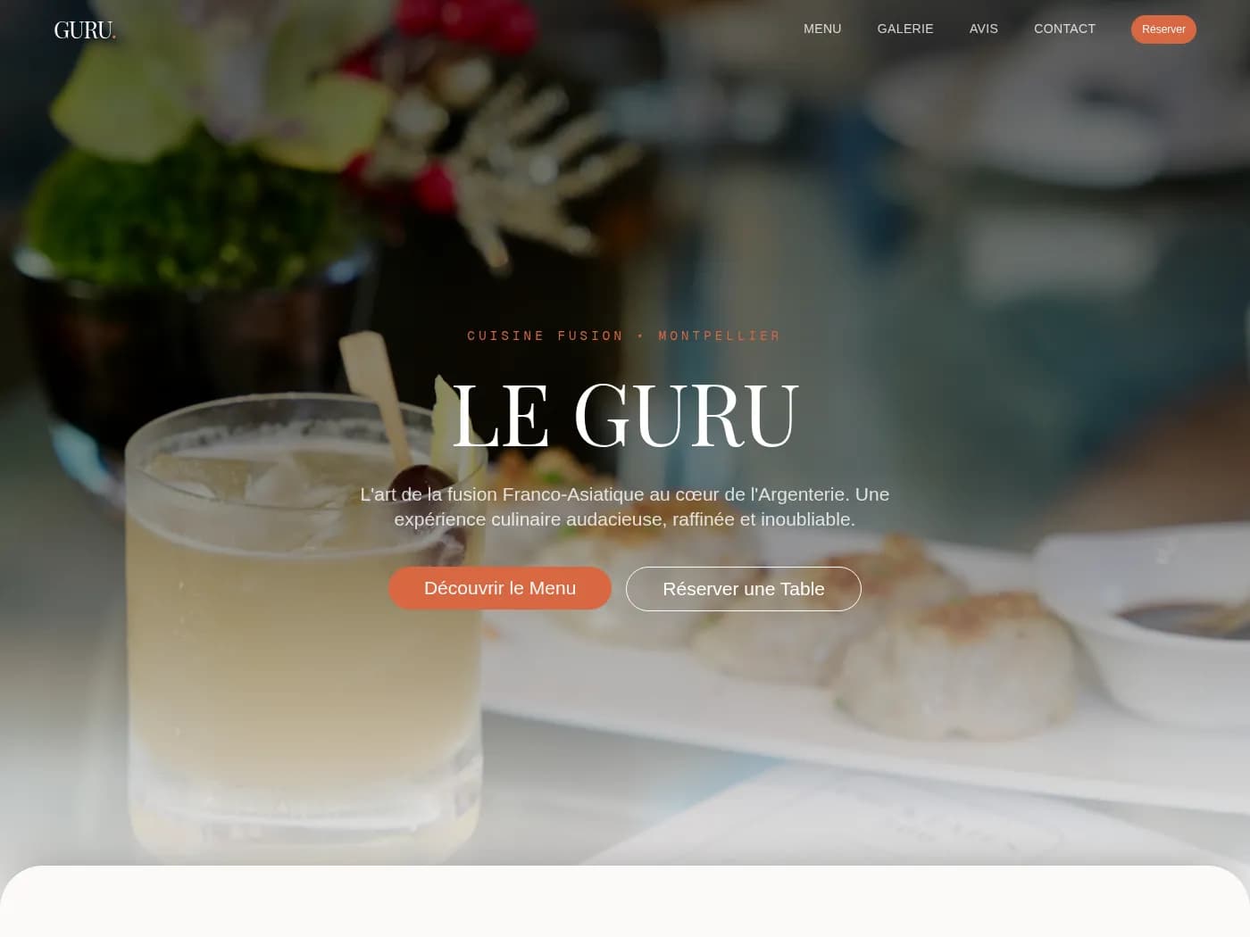 Guru Restaurant Portal