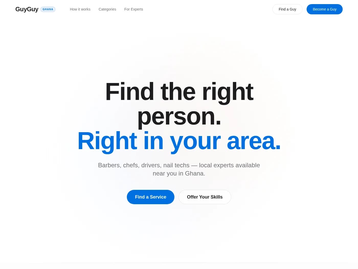 GuyGuy Services Marketplace