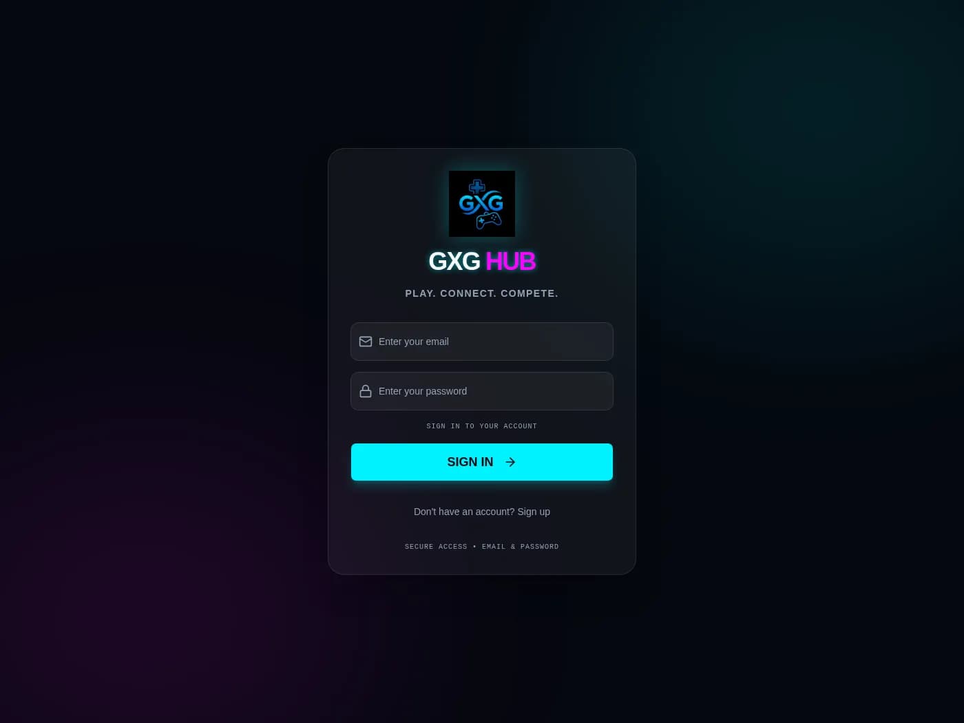GXG Gamer Hub