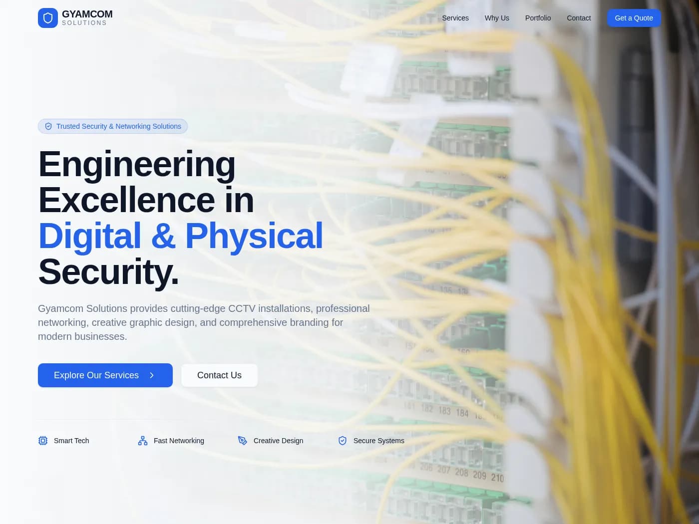 Gyamcom Solutions Branding