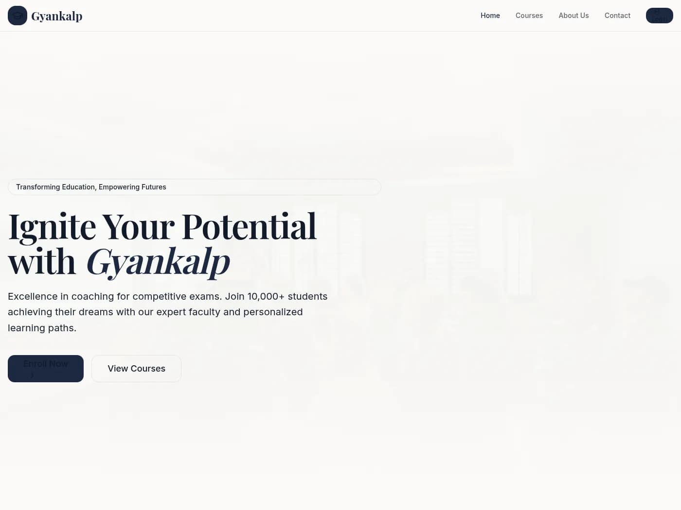 Gyankalp Coaching Portal