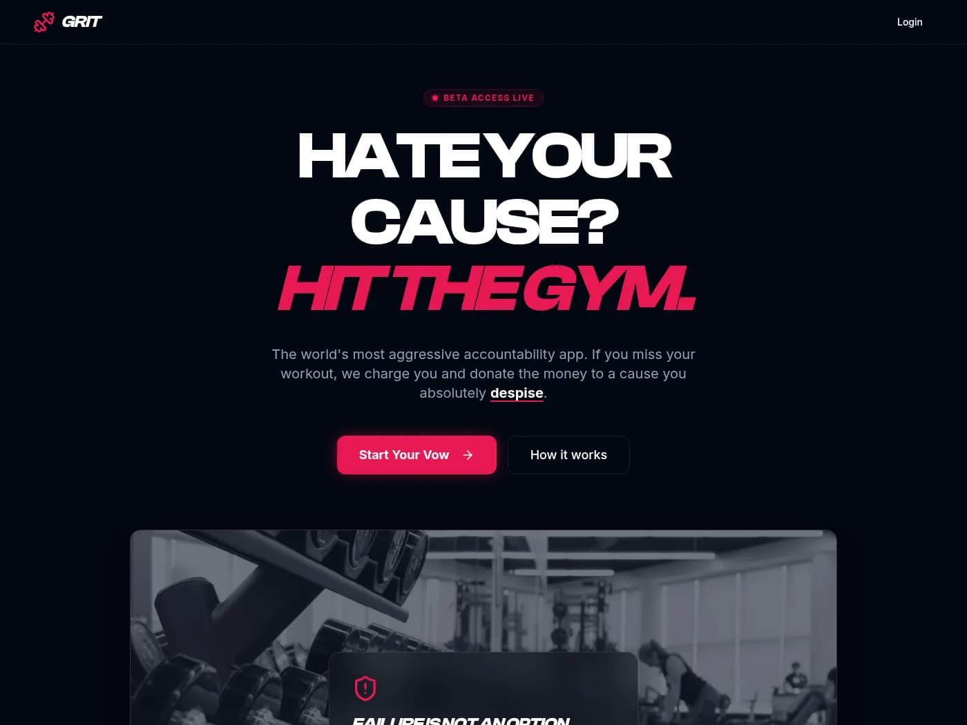 Gym Accountability App