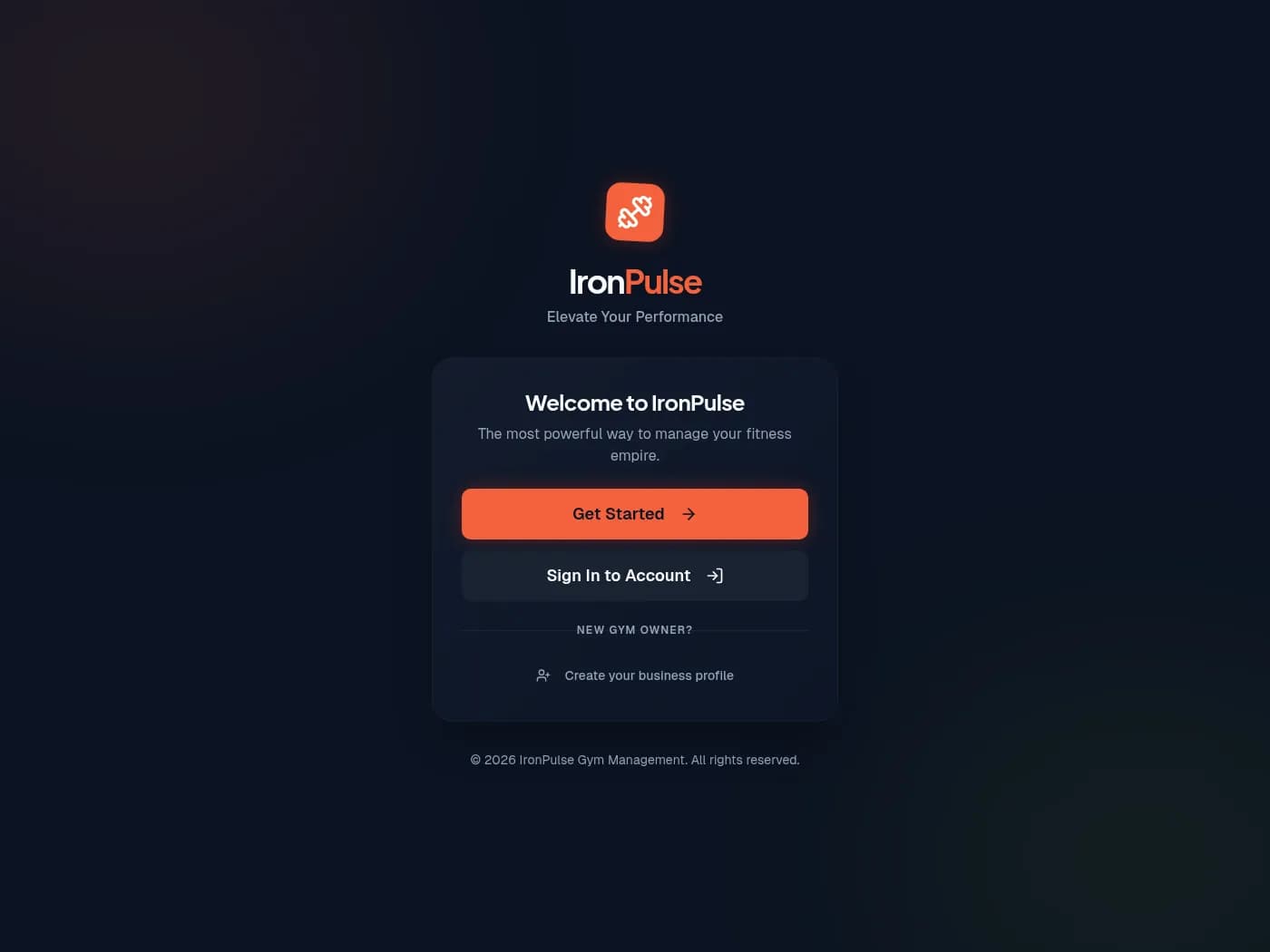 Gym Auth Onboarding
