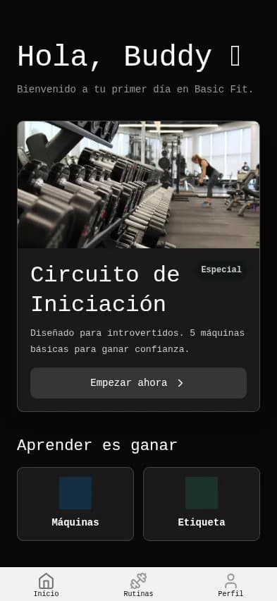 Gym Buddy Starter App