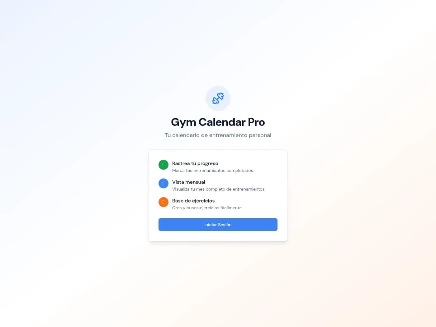 Gym Calendar Pro