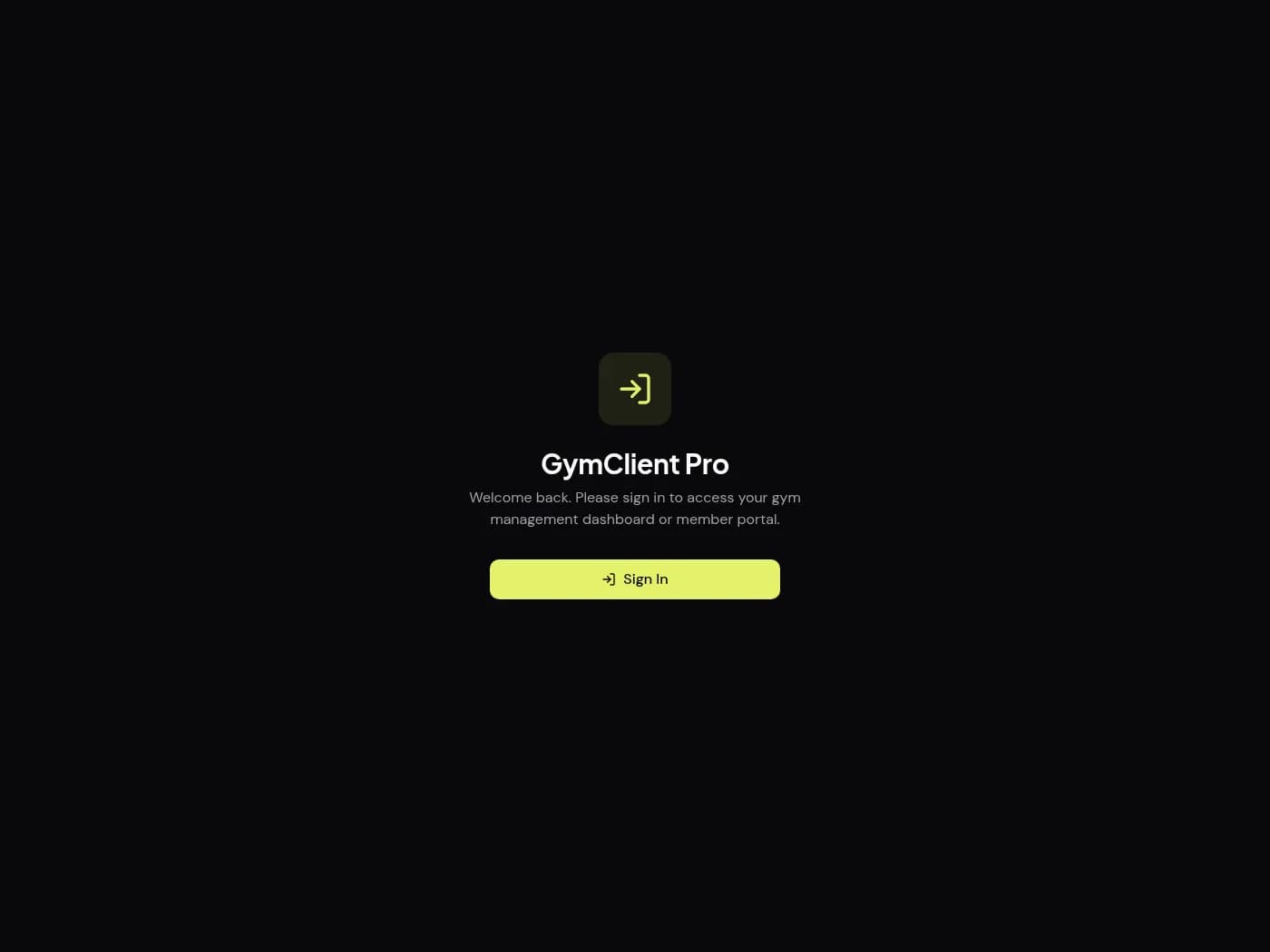 GymClient Pro
