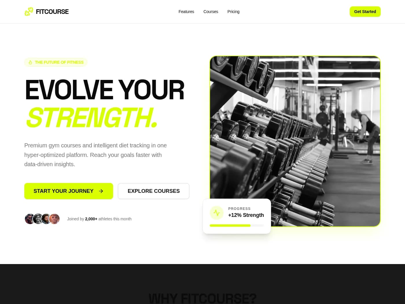 FitCourse Tracker