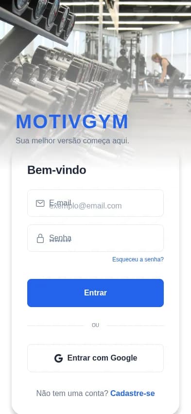 MotivGym Fit App