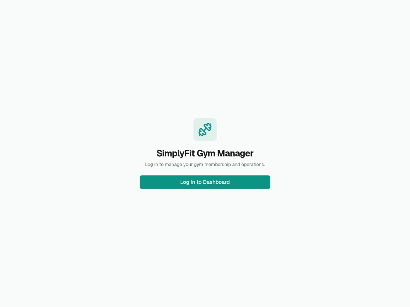 SimplyFit Gym Manager