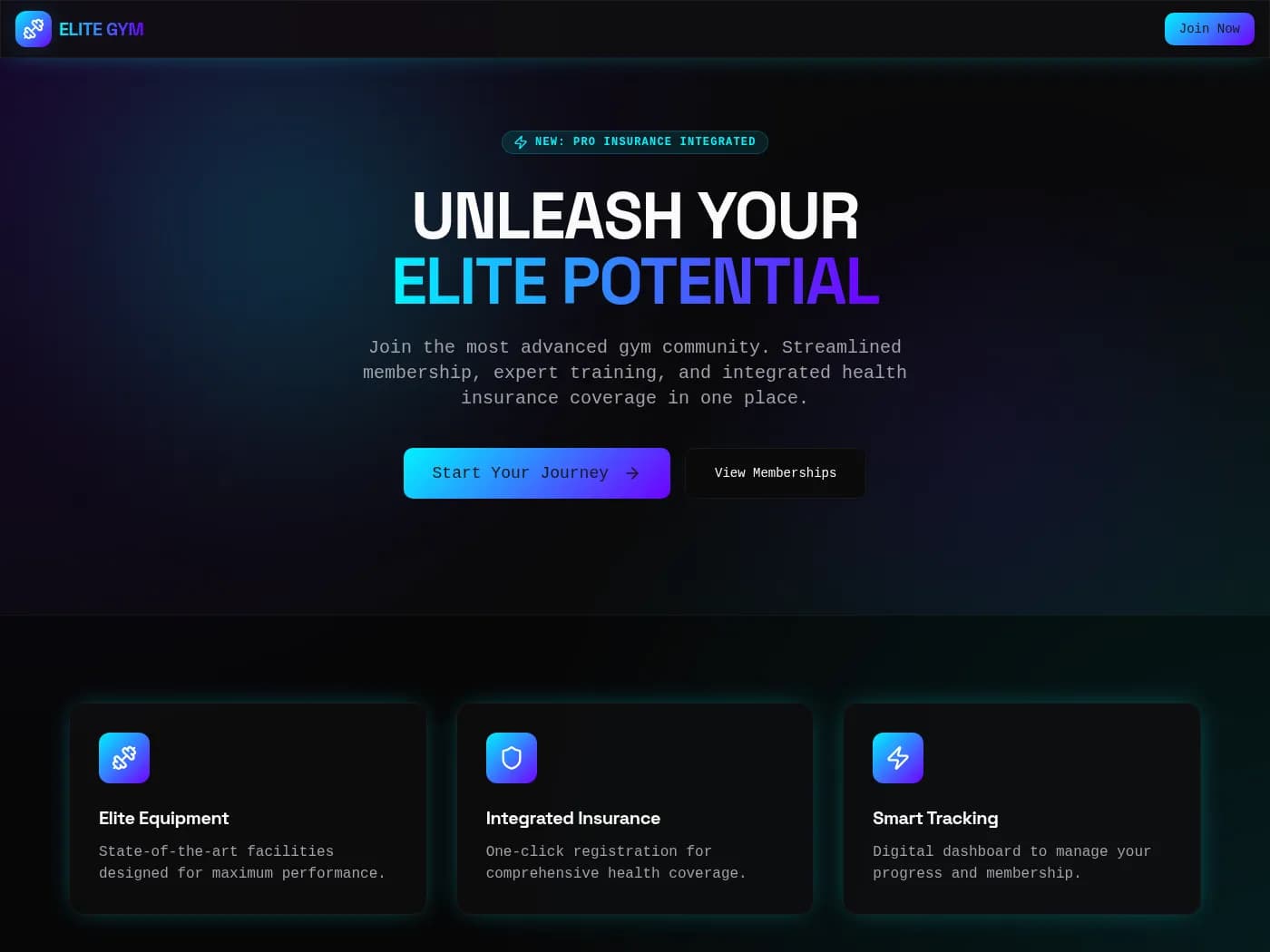 Gym Member Portal