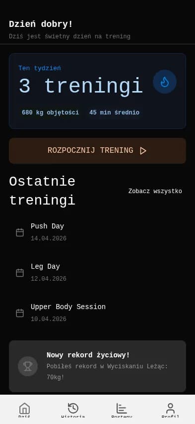 Gym Progress Tracker