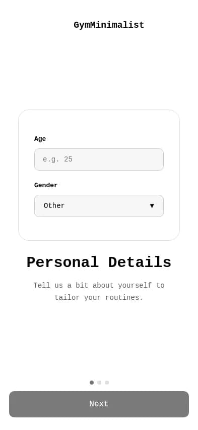 Gym Routine Visualizer