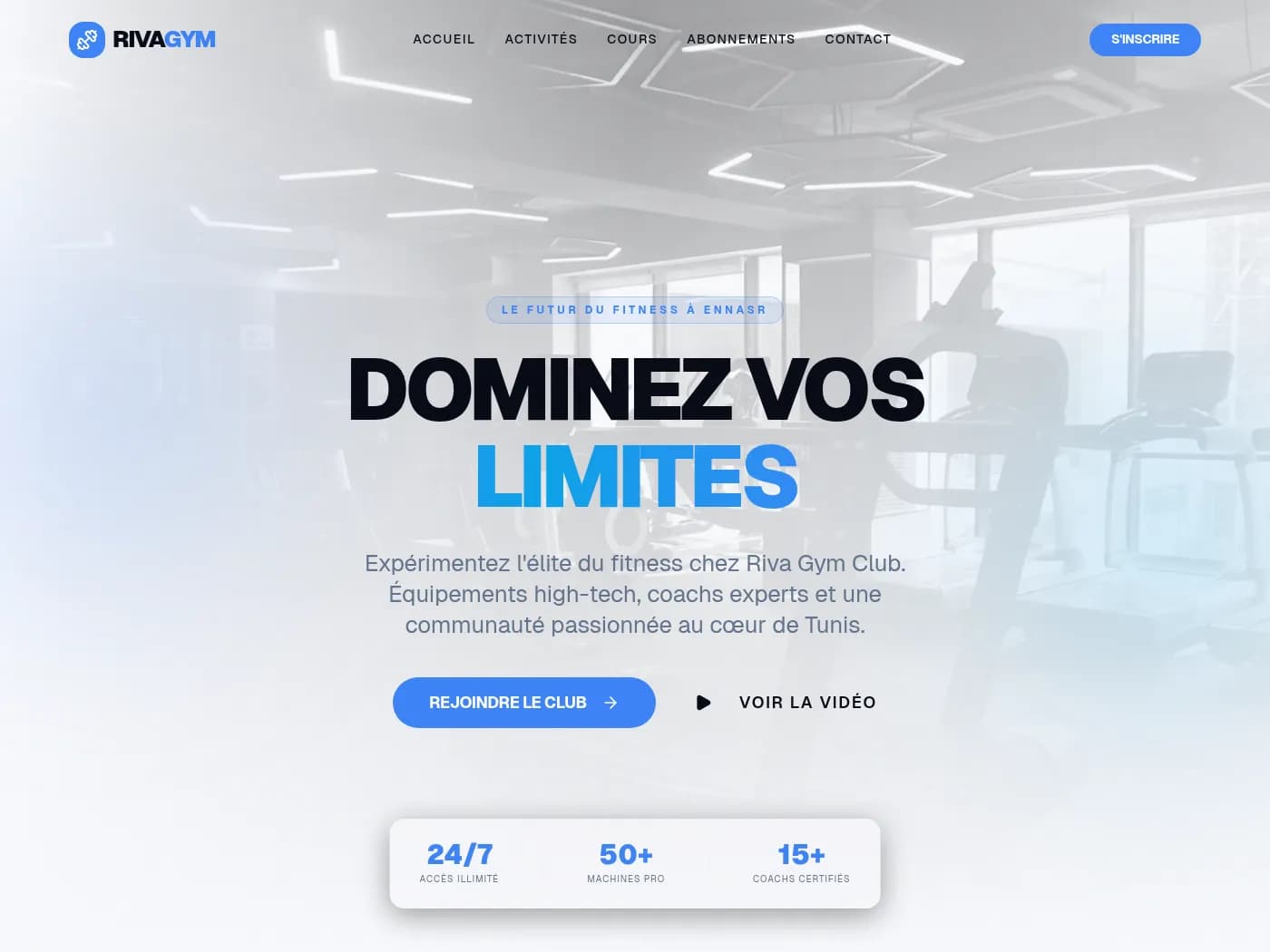 Gym Showcase Site