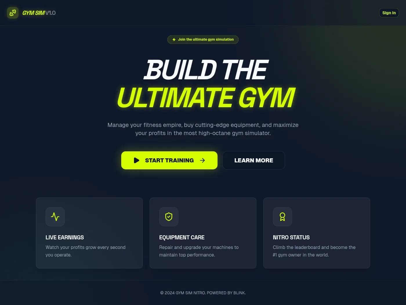 Gym Sim Pro