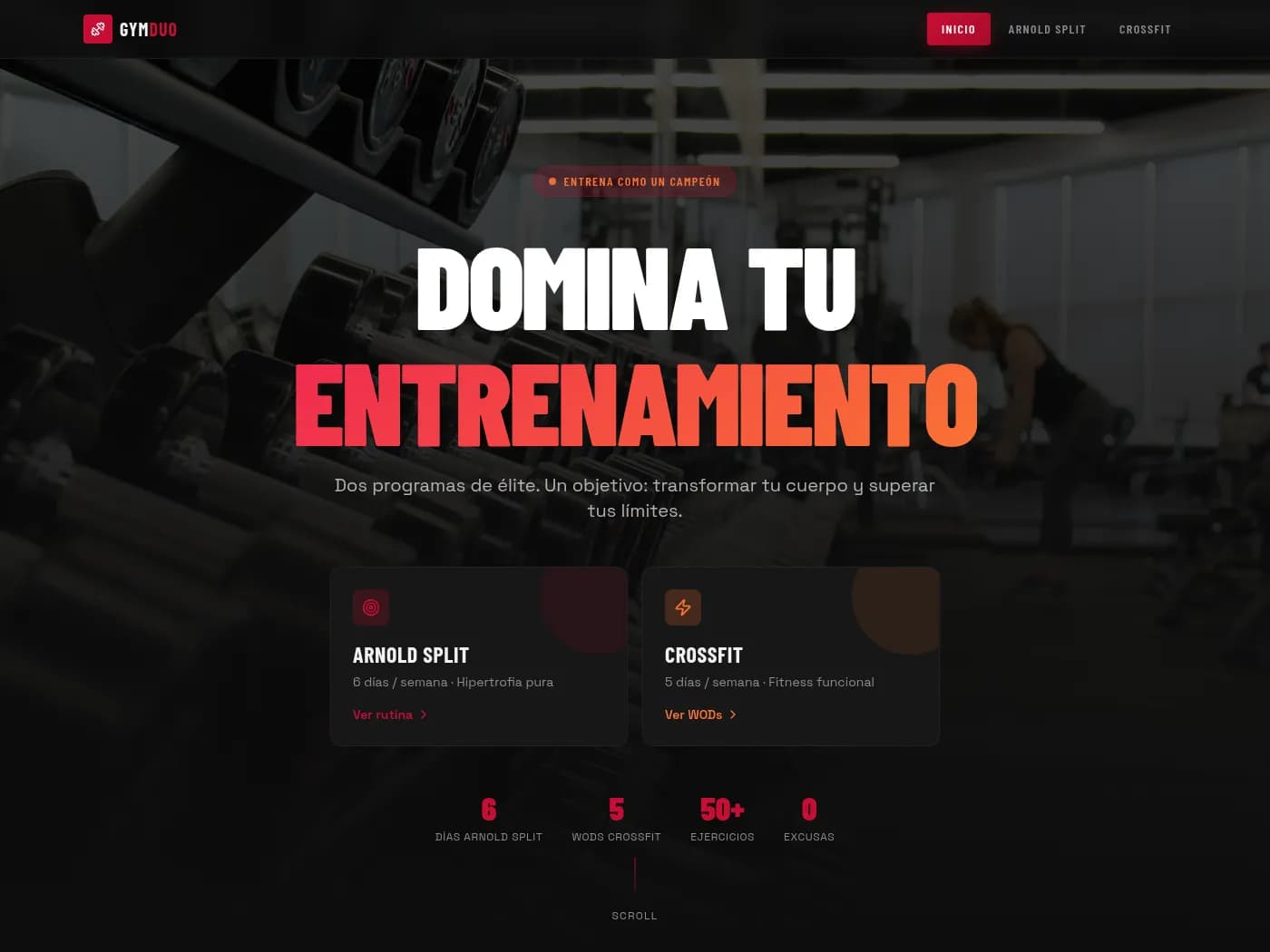 Gym Duo Training Hub