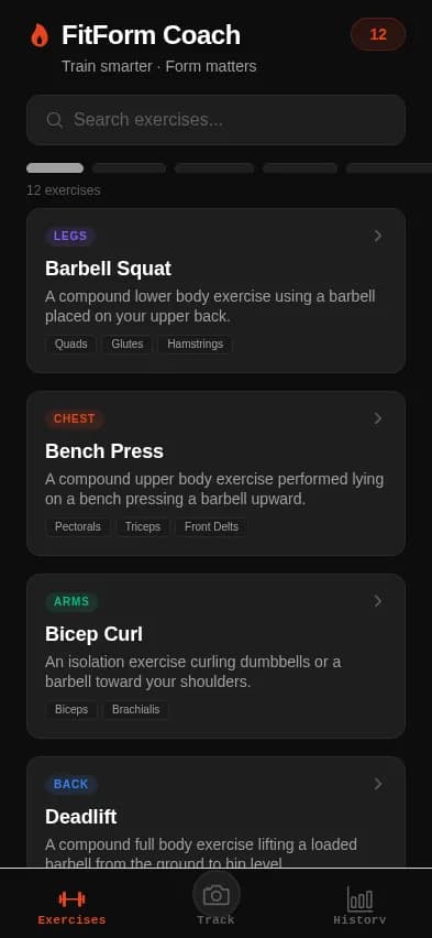 FitForm Coach
