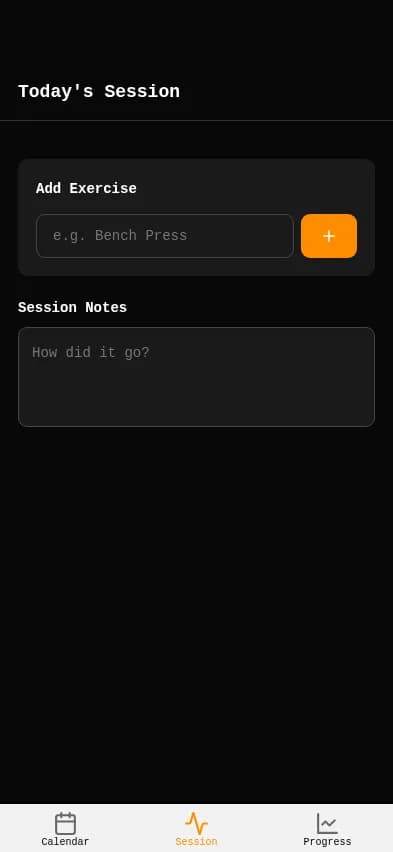 Gym Progress Tracker