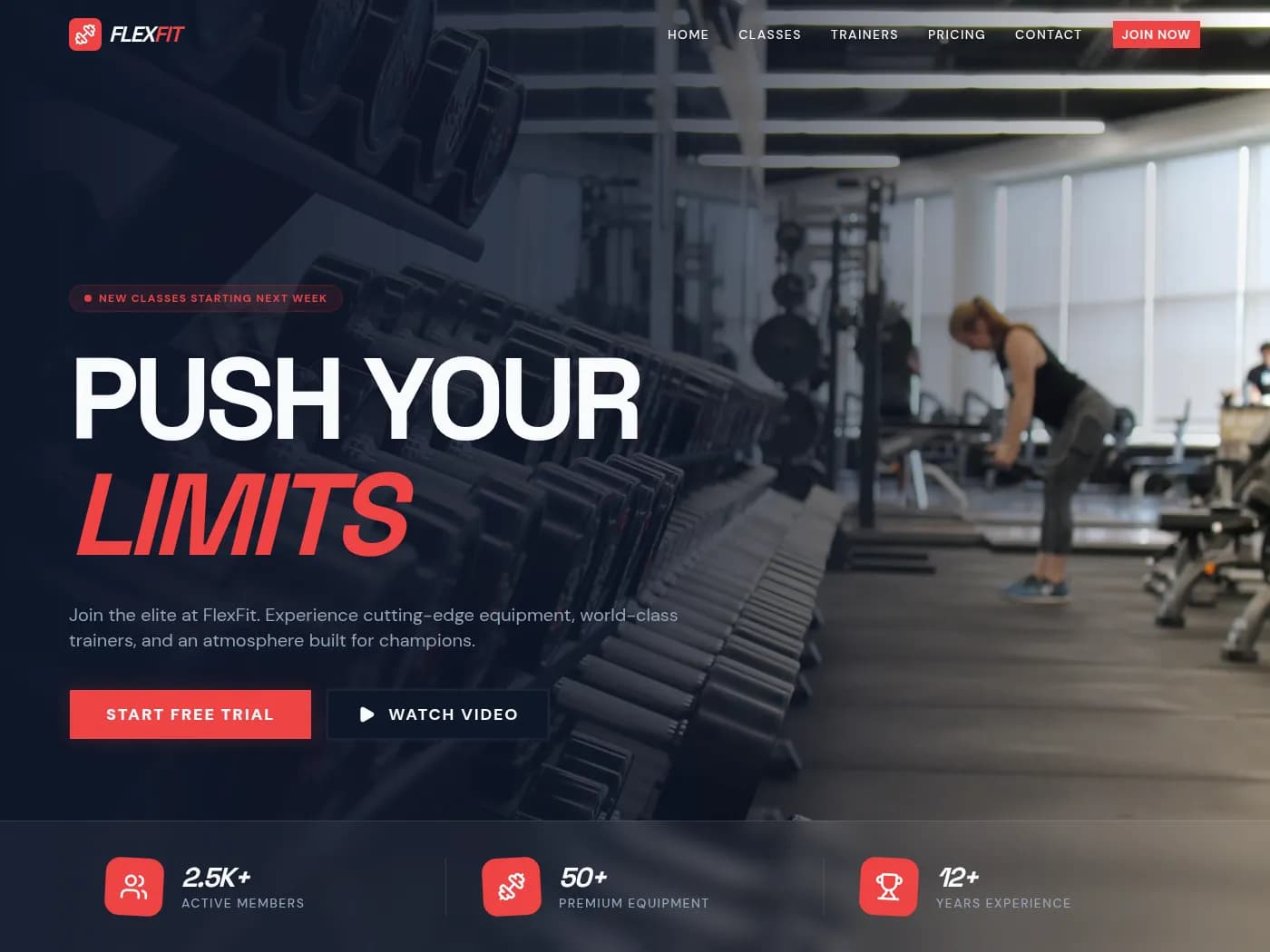 FlexFit Gym Website