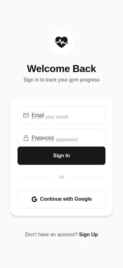 GymPal Mobile Tracker