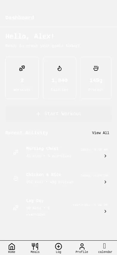 GymPal Fitness Tracker
