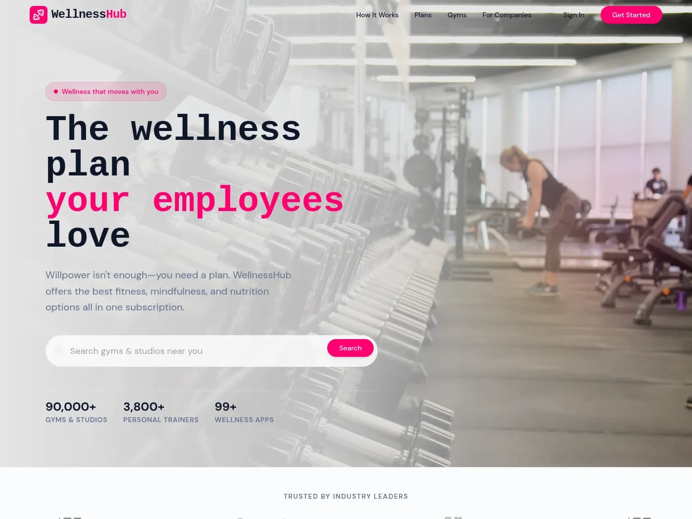 GymPass Clone Website