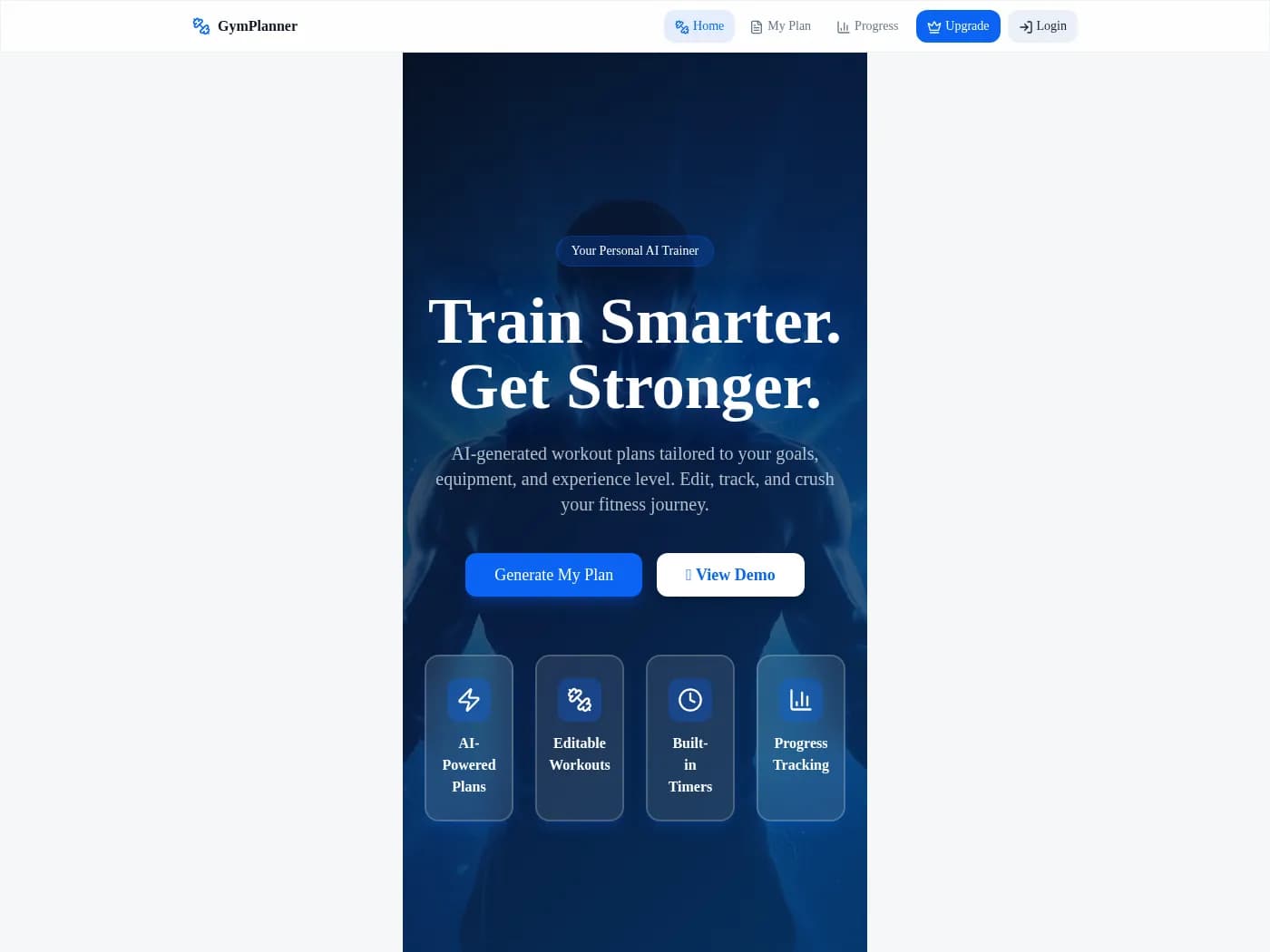 GymPlanner AI