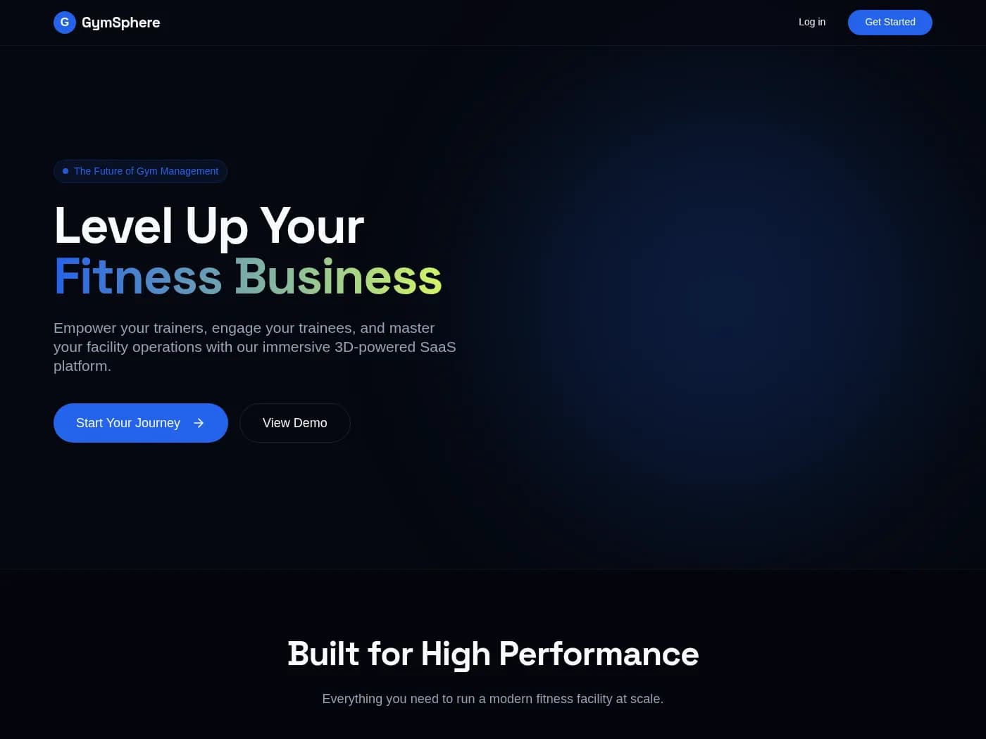 GymSphere SaaS Platform