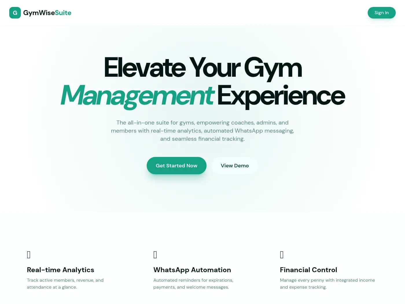 GymWise Suite