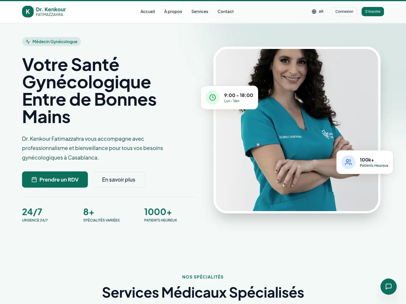 Gynécologue Care Suite